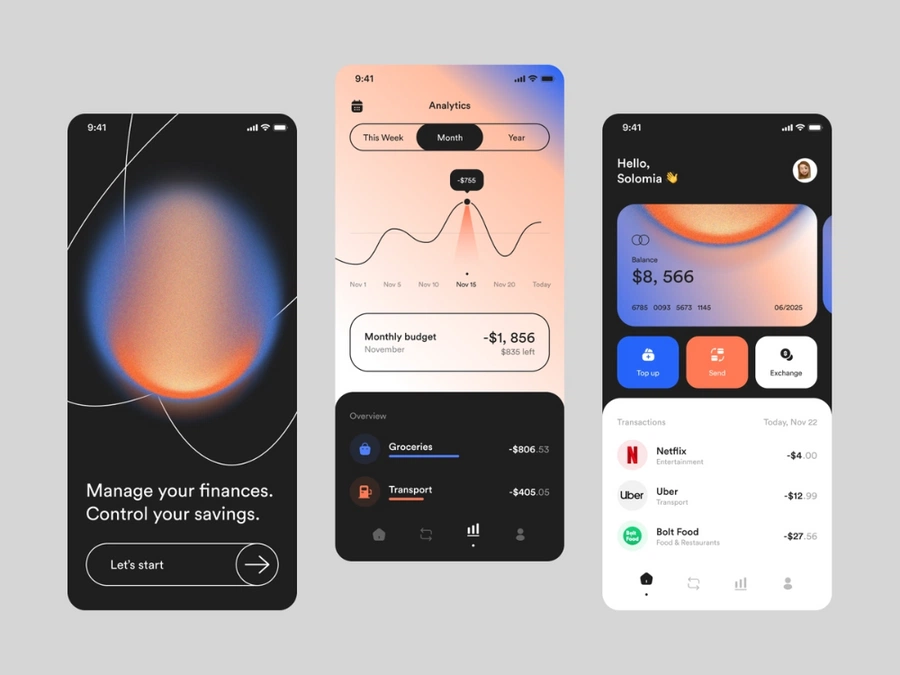 UI mobile (@aeternavalery) / Cosmos