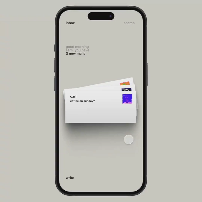 Messaging UI Animation (@harryfox) / Cosmos