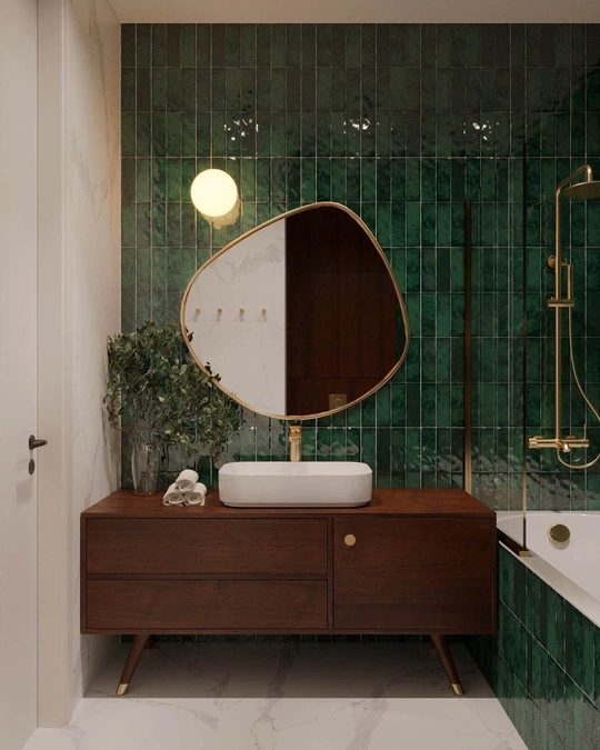 Mid Century Bathroom (@bjoseph) / Cosmos