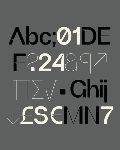 Typography (@lunish) / Cosmos