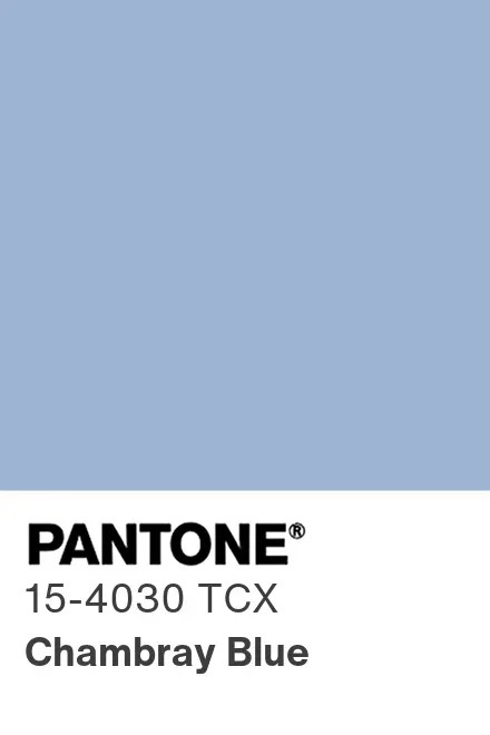 Pantone, Chambray Blue (@sarahlindsay) / Cosmos