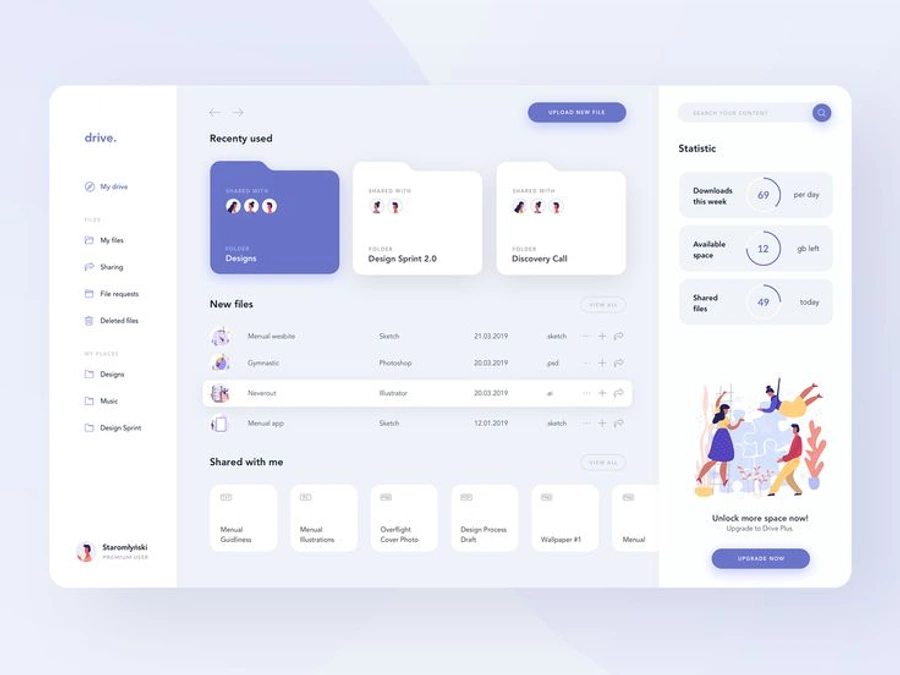 UI Design (@elifacar) / Cosmos